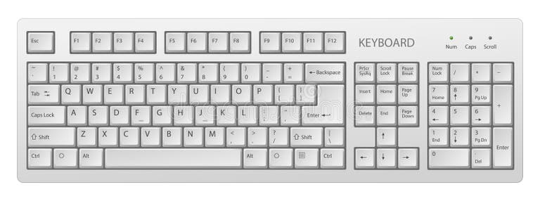 Qwerty Keyboard Layout Stock Illustrations – 1,208 Qwerty Keyboard ...