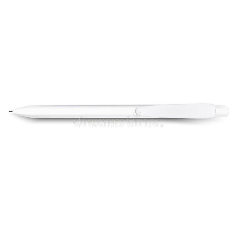 Vector white pen stock vector. Illustration of empty - 103786721