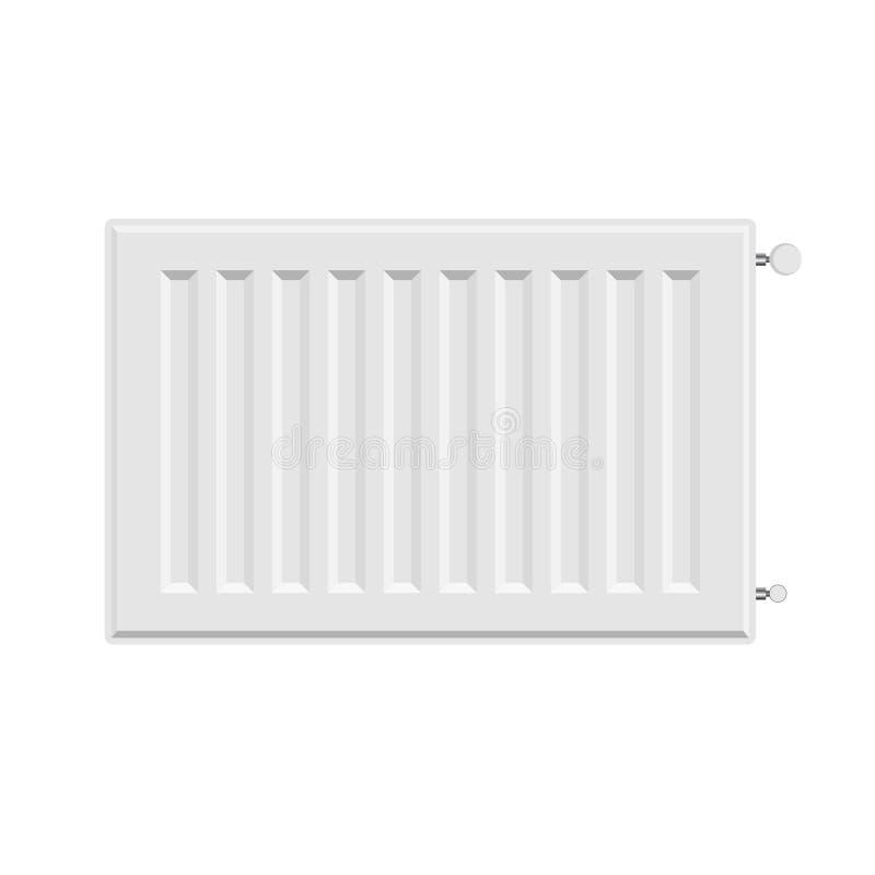 Vector White Radiator Heater Stock Vector - Illustration of white ...