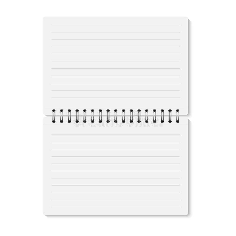Lined Horizontal Notebook Stock Illustrations – 970 Lined Horizontal ...