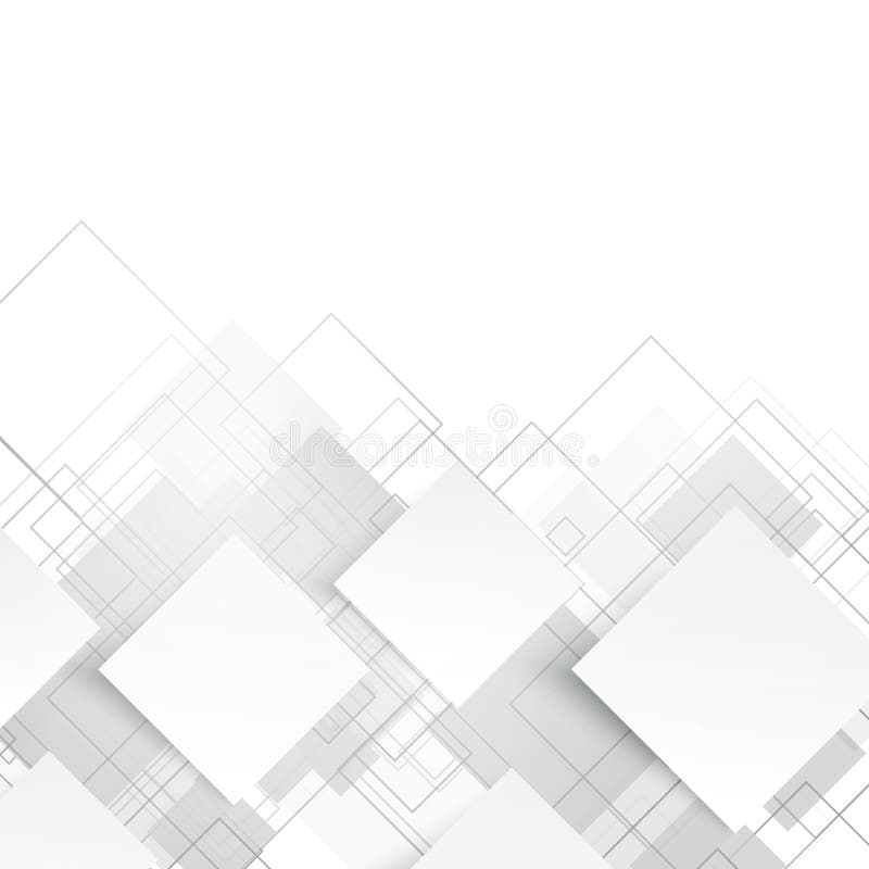 Vector White Squares. Abstract Background Stock Vector - Illustration ...