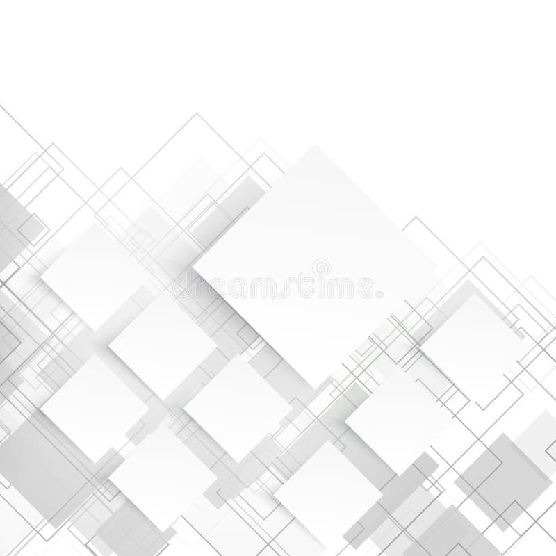 Vector White Squares. Abstract Background Stock Vector - Illustration ...