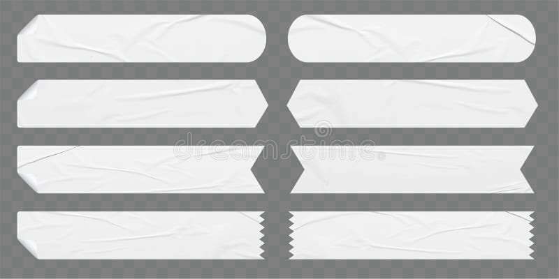 Vector White Stickers Banners Labels Tags of Different Shapes Stock ...