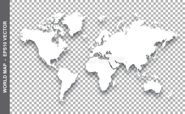 Shadow World Map Stock Illustrations – 36,443 Shadow World Map Stock ...