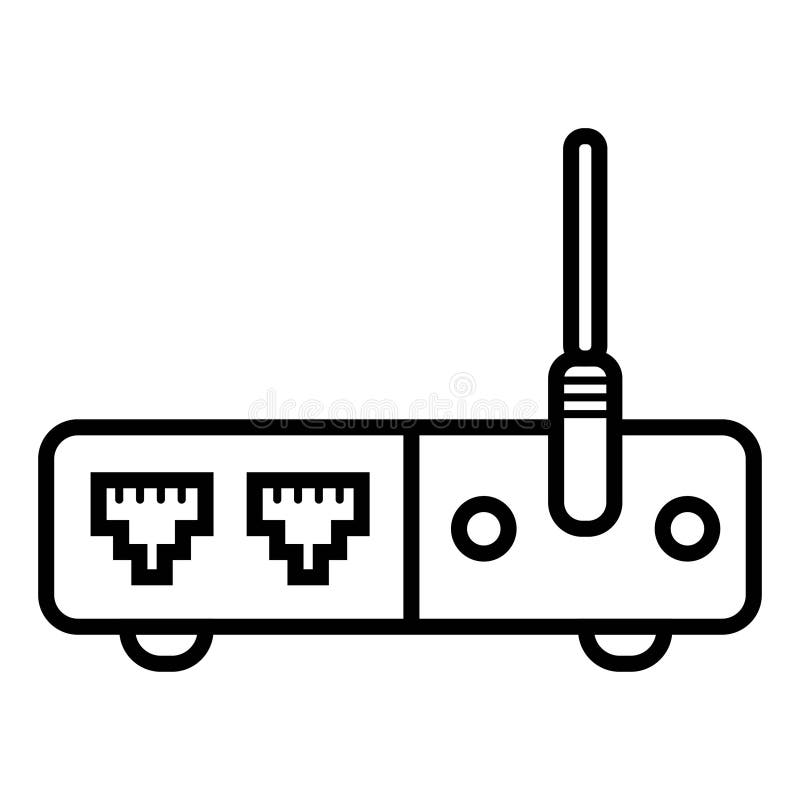 Ethernet switch icon stock illustration. Illustration of link - 144289548