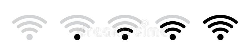 Vector Wifi Signal Icon Set Stock Vector - Illustration of concept ... Vector Wifi Signal Icon Set Stock Vector - Illustration of concept ...