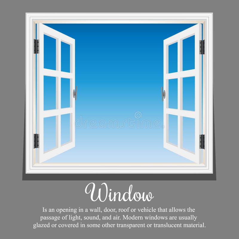 Vector window architecture stock vector. Illustration of decoration ...