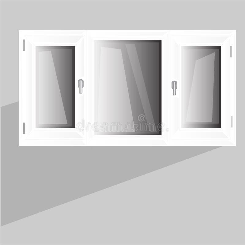 Vector Windows Plastic Glosed Stock Vector - Illustration of object ...