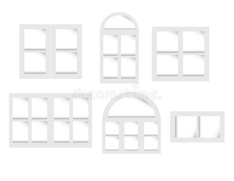 Windows Types Stock Illustrations – 558 Windows Types Stock ...