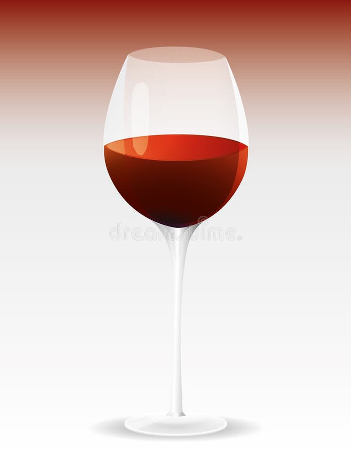 Vector wine glass stock illustration. Illustration of design - 16080880