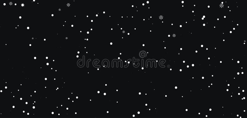 Vector Winter Background Featuring Snowflake Pattern. White Snow Top ...
