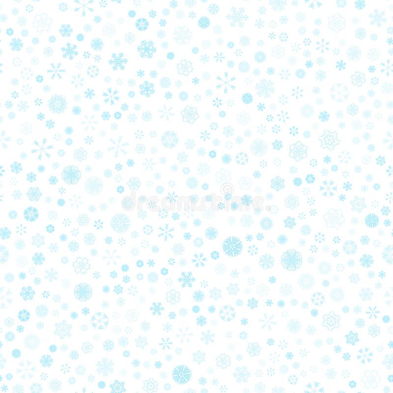 Vector Winter Snow Light Seamless Pattern Stock Illustration ...