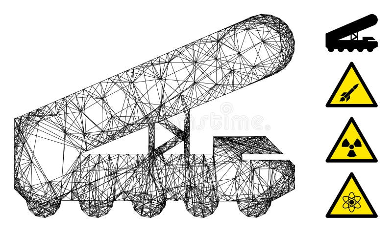 Net Nuclear Rocket Launcher Vector Mesh Stock Illustration ...