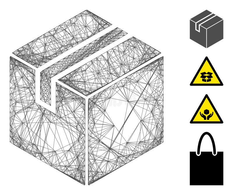 Net Package Vector Mesh stock illustration. Illustration of connection ...