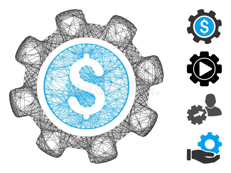 Linear Payment Options Vector Mesh Stock Illustration - Illustration of ...