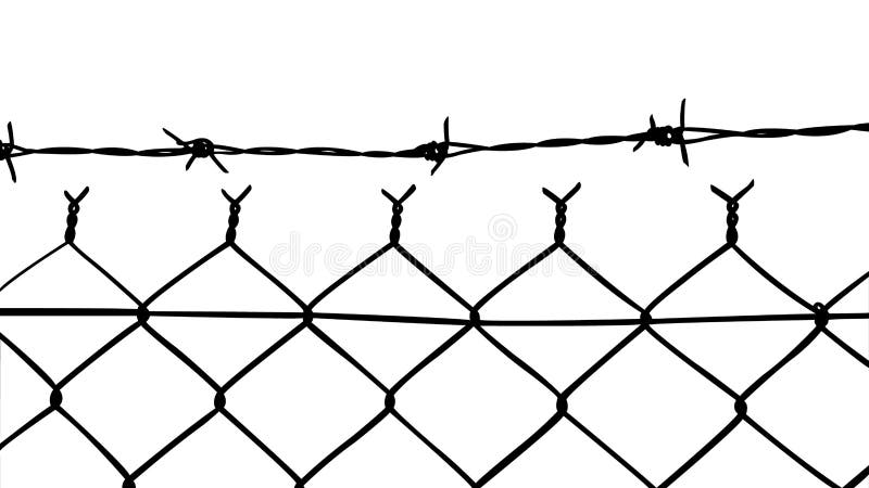 Free Barbed Wire Fence Clipart