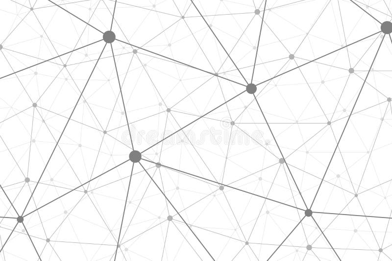 Vector Wireframe Connecting Background Stock Illustration ...