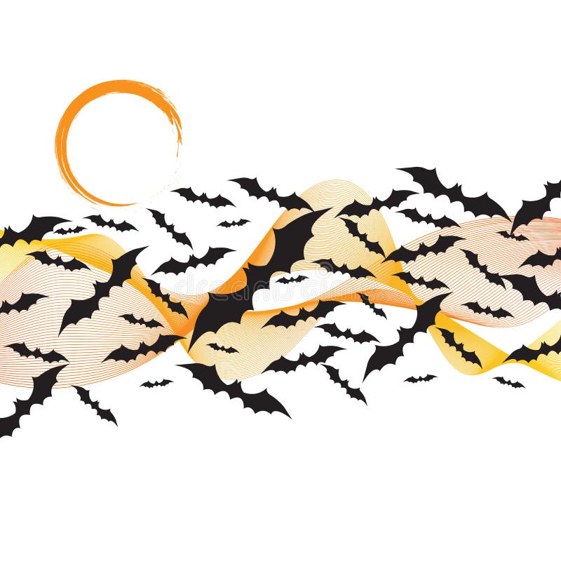 Vector Witch Moon, Bat Icon , Sign Symbol on White Background. Stock ...