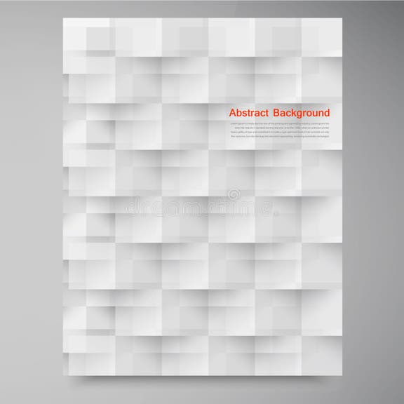 Vector Witte Vierkanten. Samenvatting Backround Vector Illustratie ...