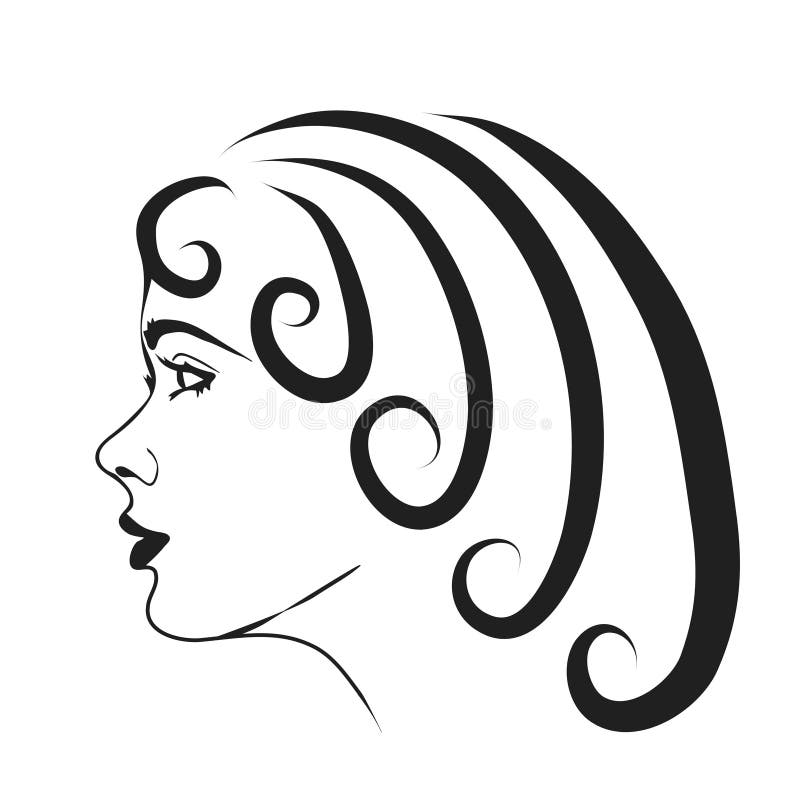 Vector of woman. stock illustration. Illustration of beauty - 74304351