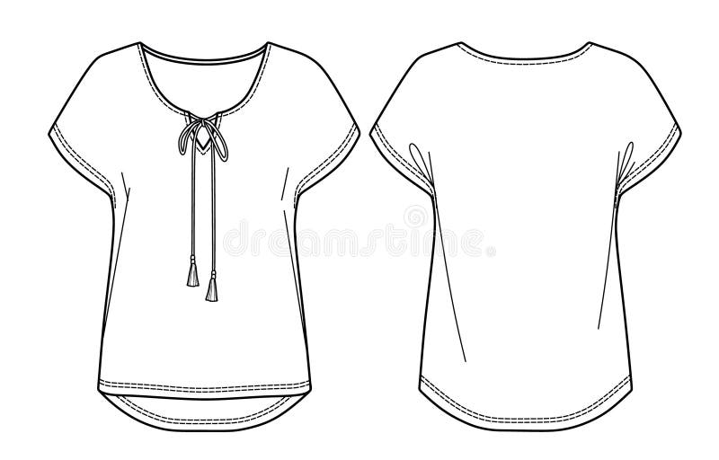 Vector woman top stock vector. Illustration of mockup - 238551228