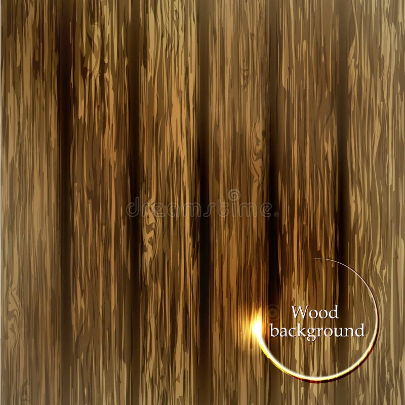Vector Wood Texture with Text. EPS 10 Illustration. Stock Vector ...