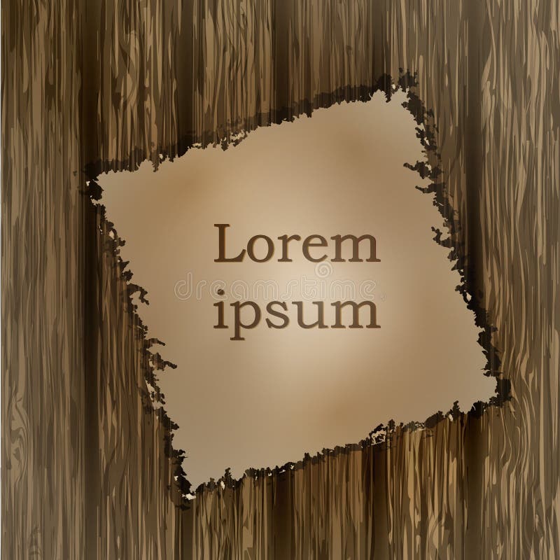 Vector Wood Texture with Space for Text. Stock Vector - Illustration of ...