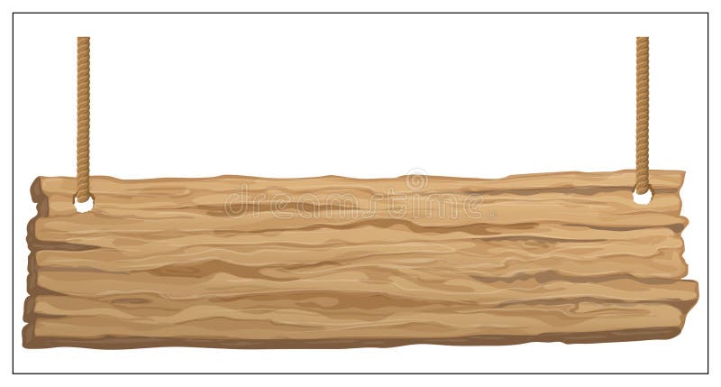 Vector Wooden Banner, Sign Posts or Boards Stock Vector - Illustration ...