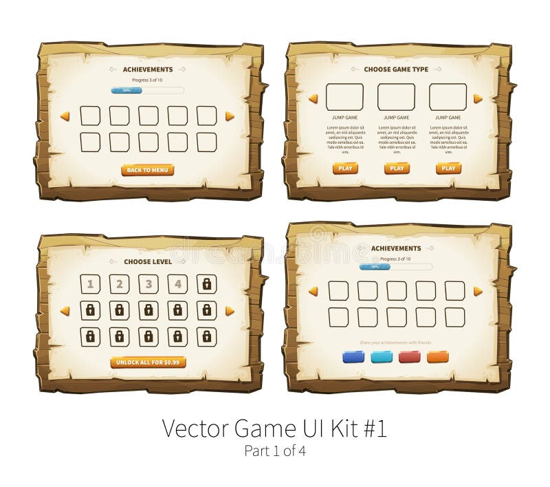 Vector Lock Set Isolated on White Background for Security Protection ...