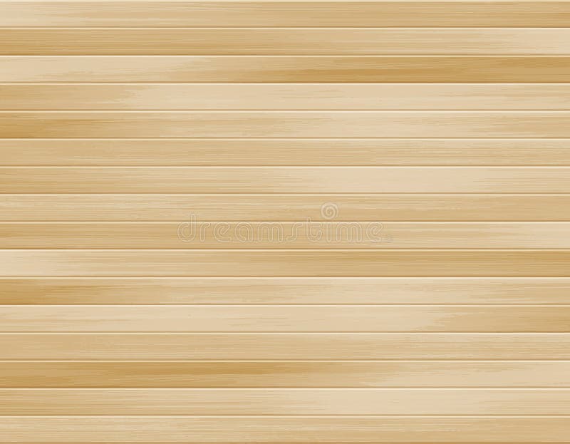 Vector Wooden Panel Background. Horizontal Realistic Light Brown Wood ...