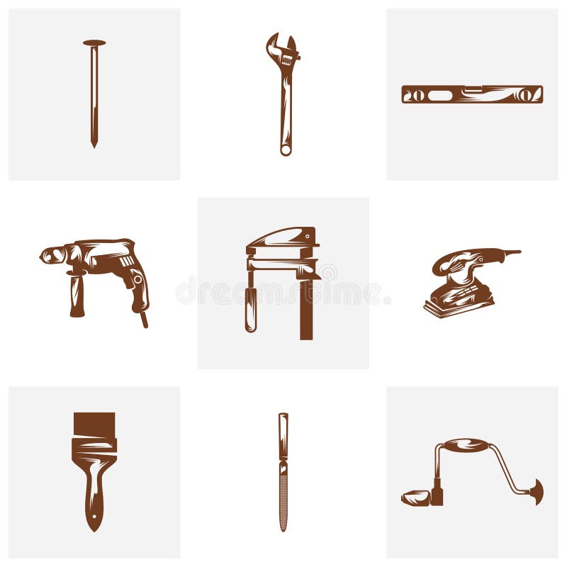 Vector Woodworker Tools Icon Set Stock Illustrations – 95 Vector ...