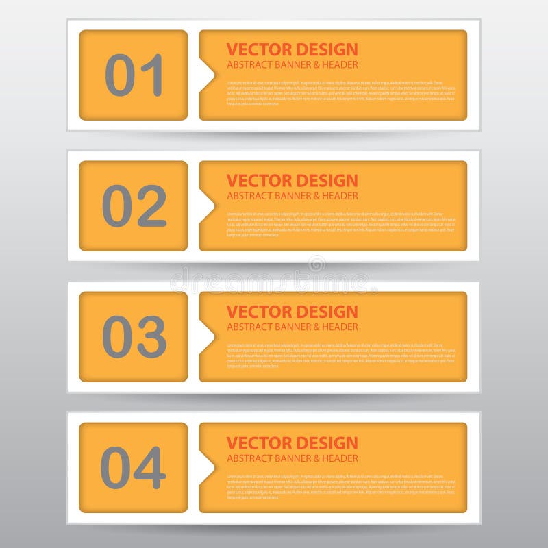 Vector Work, Abstract Banner for Design and Creative Work Stock Vector ...
