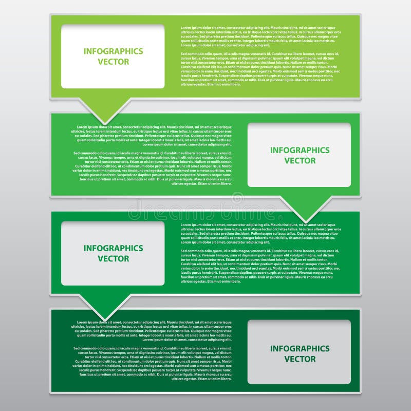 Vector Work, Infographic Banner for Creative Work Stock Vector ...