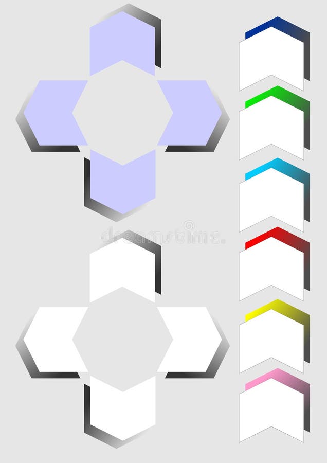 Vector Work, Symbols, Arrows, Used in Graphics. Stock Vector ...