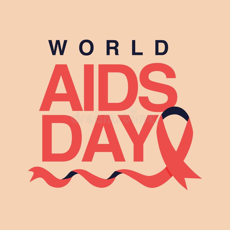 Vector World Aids Day Background Template Stock Vector - Illustration ...