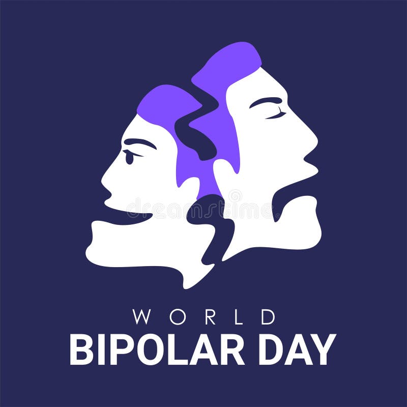 Vector World Bipolar Day Poster Template Stock Vector - Illustration of ...