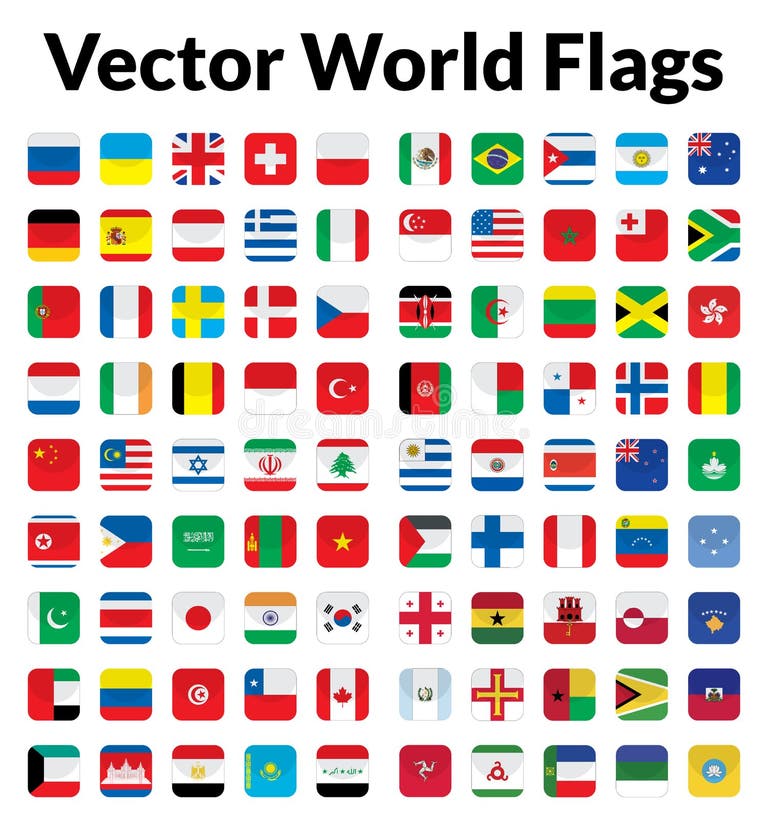 World Flags Stock Illustrations – 141,690 World Flags Stock ...