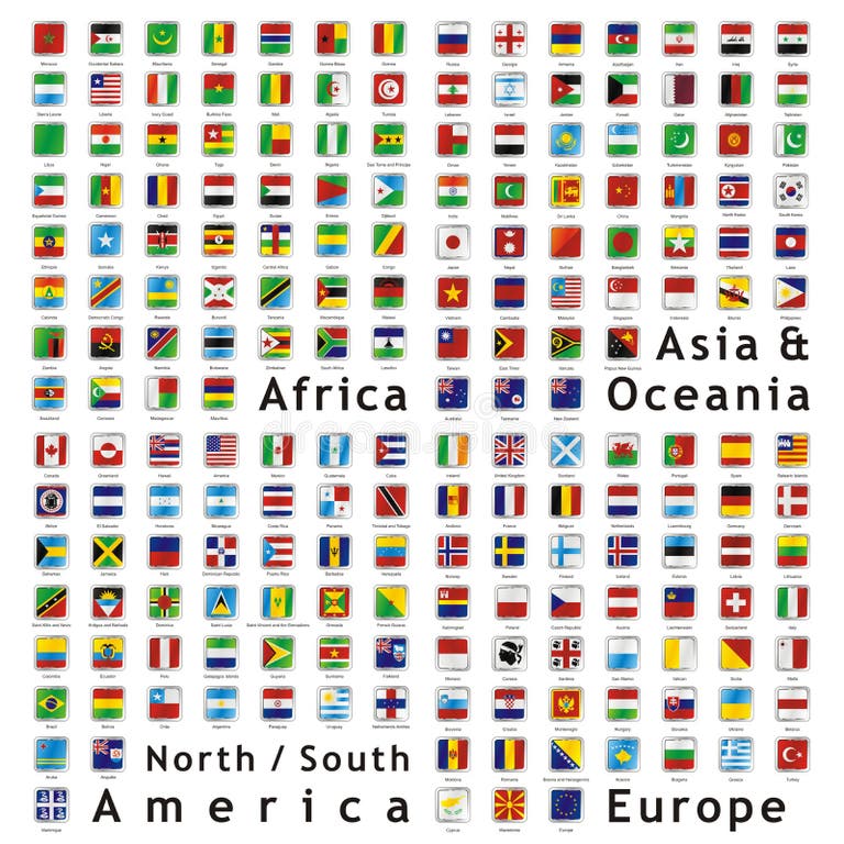 Flags World Buttons Stock Illustrations – 790 Flags World Buttons Stock ...
