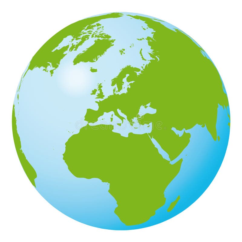 Vector world globe stock vector. Illustration of asia - 7224434