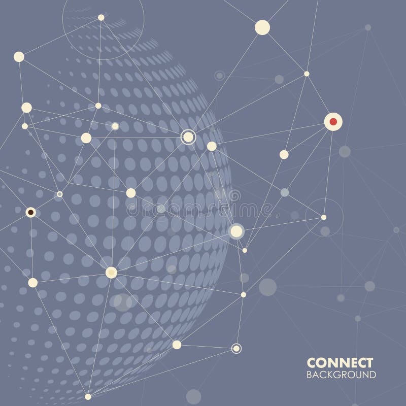 Vector World Globe, Connect Concept Design Illustration Stock Vector ...