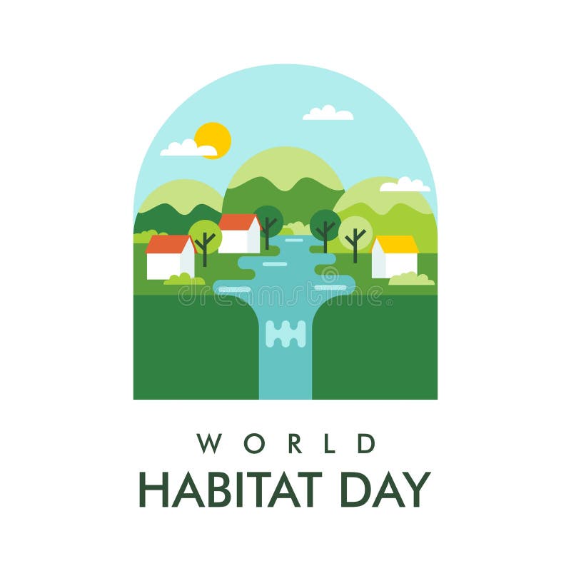 Vector World Habitat Day Poster Template Stock Vector - Illustration of ...