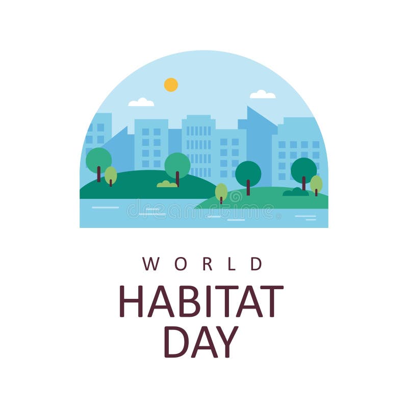 Vector World Habitat Day Poster Template Stock Vector - Illustration of ...