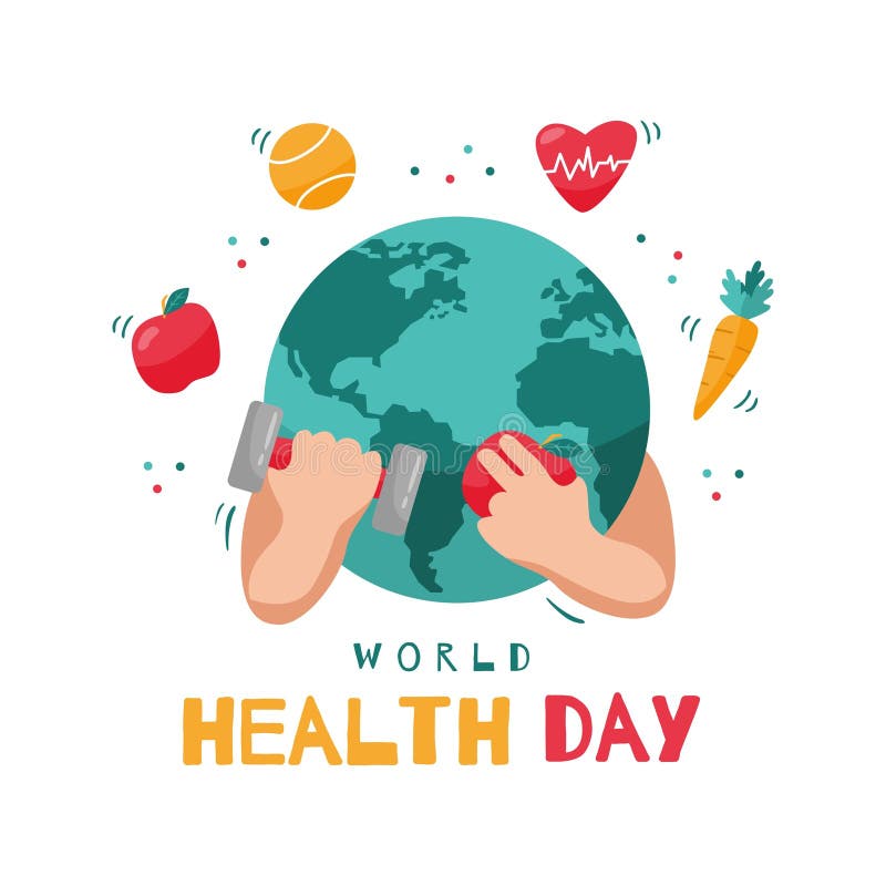 Vector World Health Day Poster Template Stock Illustration ...