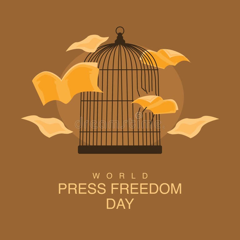 Vector World Press Freedom Day Poster Template Stock Vector ...