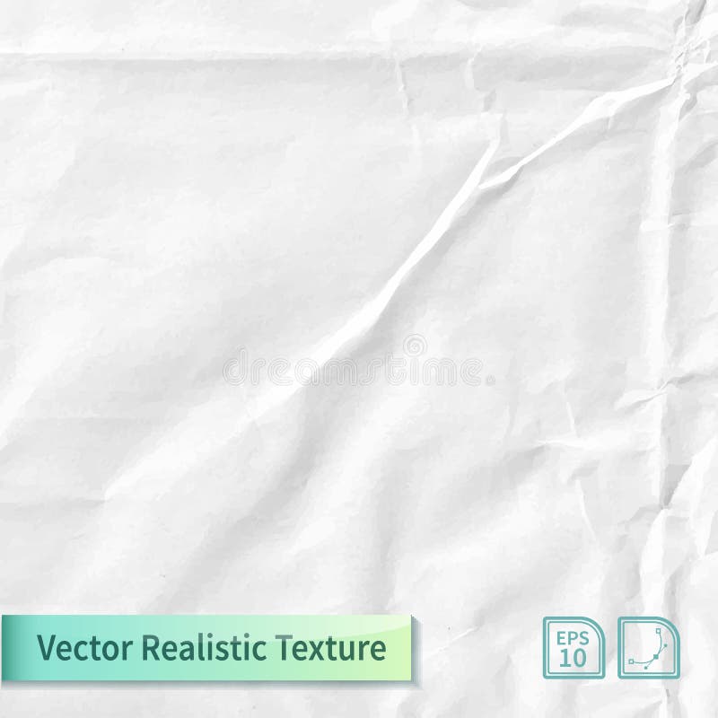 Vector Wrapping Paper Photo Texture with Wrinkles for Your Design Stock ...