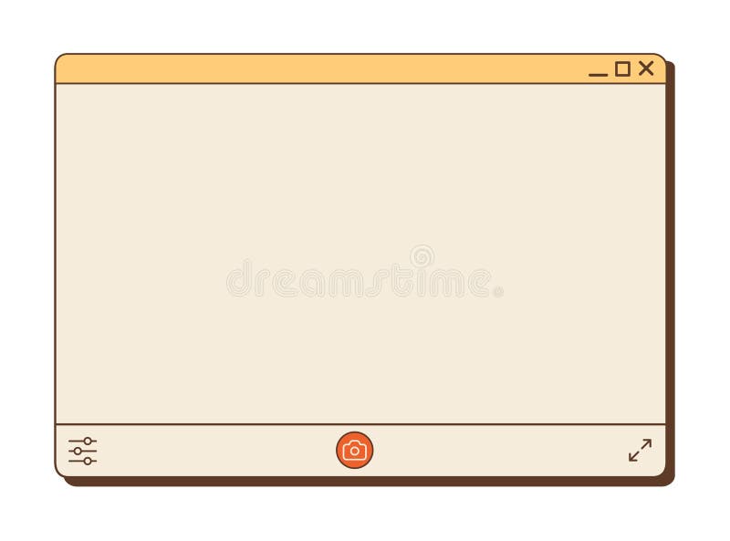 Vector Retro Chat Windows with Speech Bubbles and User Icon. Nostalgic ...