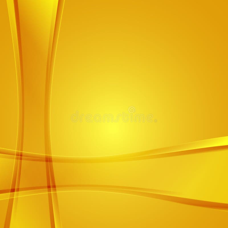 Vector Yellow Abstract Lines Background Stock Vector - Illustration of ...