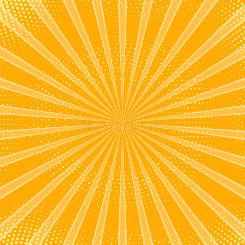 Vector Yellow Abstract Ray Background. Light of Sunburst. Yellow ...