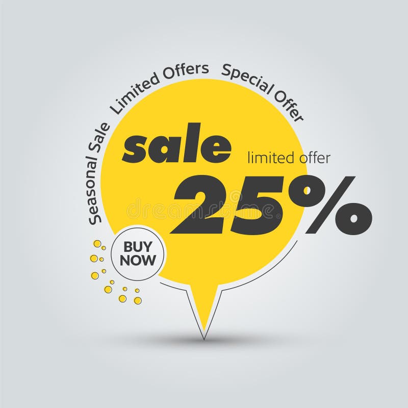 Vector Yellow and Black Round Banner on the Leg for Sale Stock Vector ...