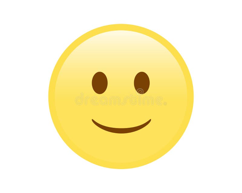 Yellow Delightful Smiley Face with Angle Halo Icon Stock Illustration ...